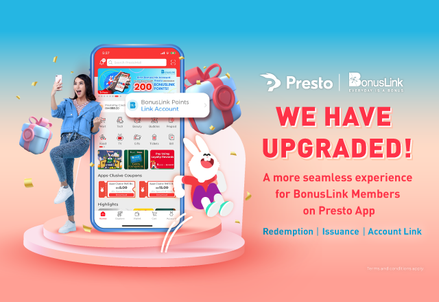 PrestoConnect - Improved User Experience for BonusLink Members in Presto