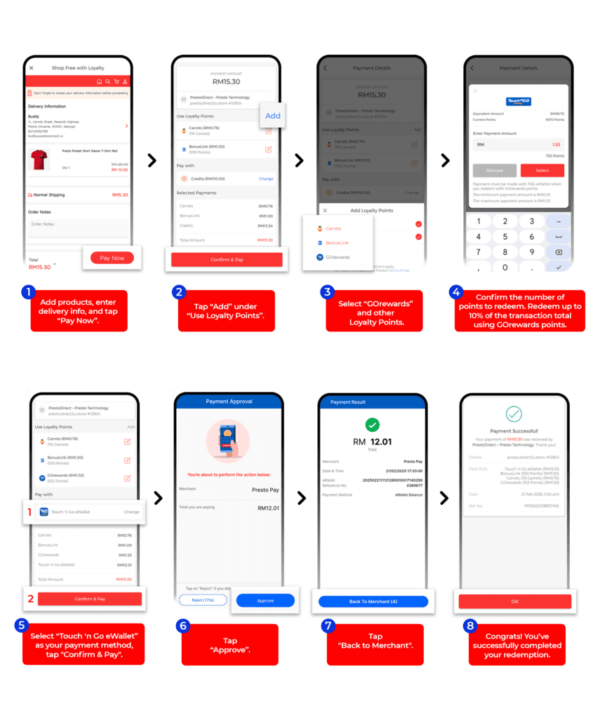 PrestoConnect - Time to Link Your TNG eWallet Account to Presto!